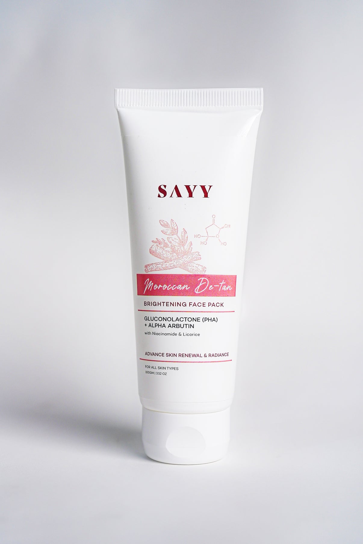SAYY Moroccan De-Tan Brightening Face Pack – Sayy